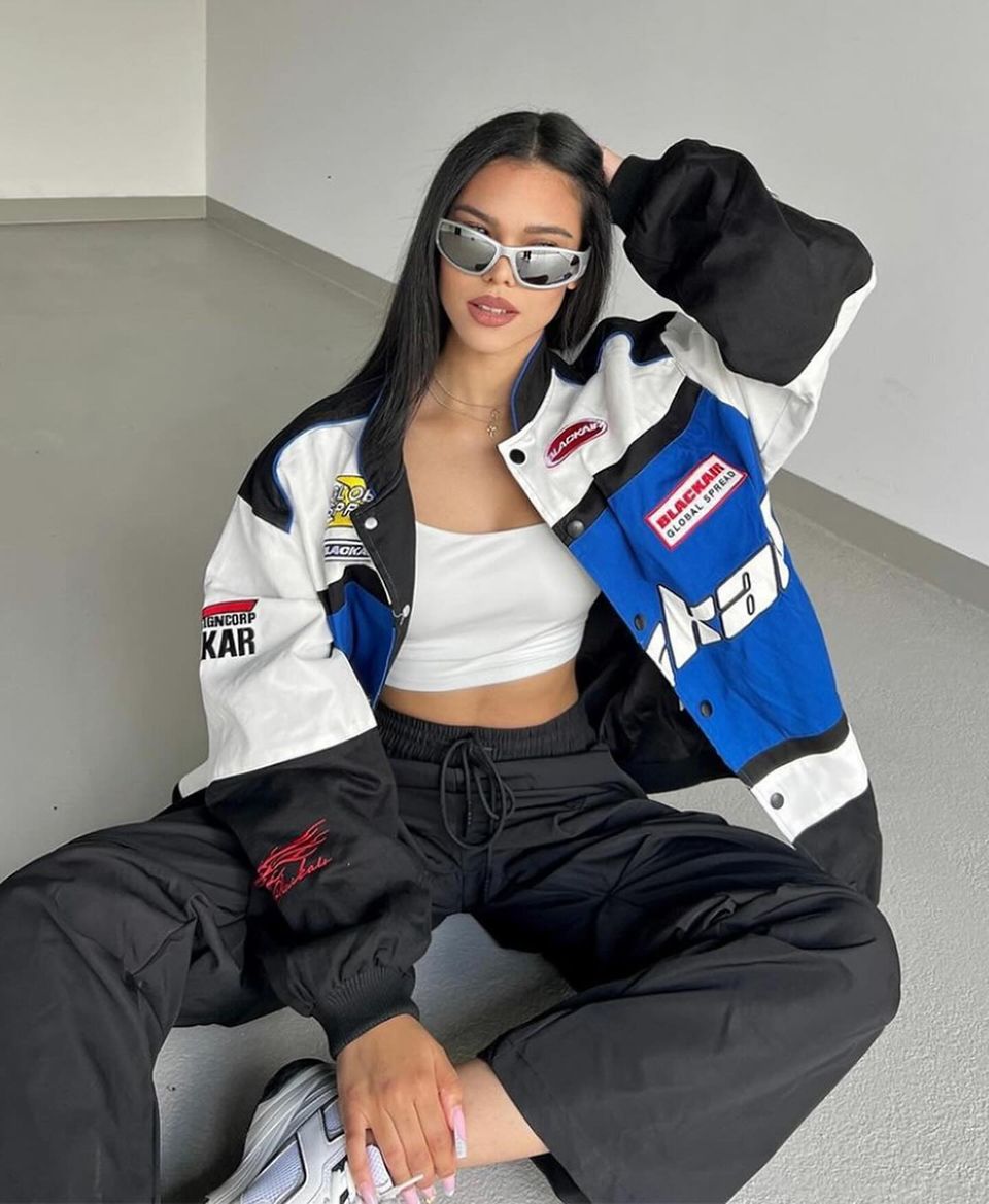 Blackair Motorsports Vintage Racing Jacket At VintageDrip – Vintage drip