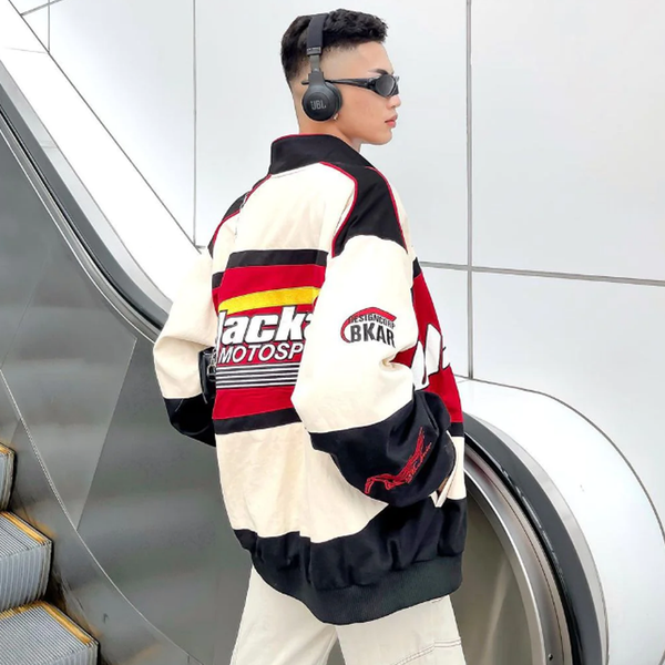 Black Air Motorsports Racing Jacket Premium Turbo at vintageDrip ...