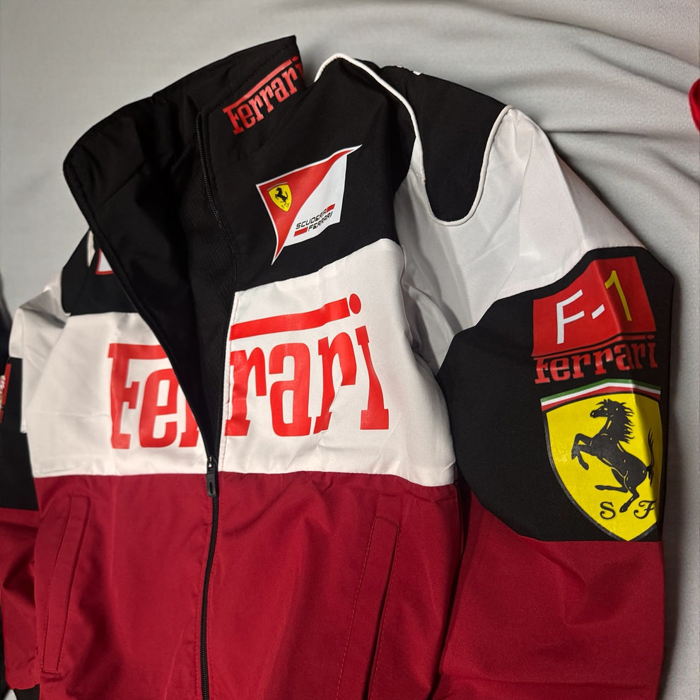 Ferrari F1 Vintage Racing Jacket: stylish Racing Apparel at Vibtagedrip ...